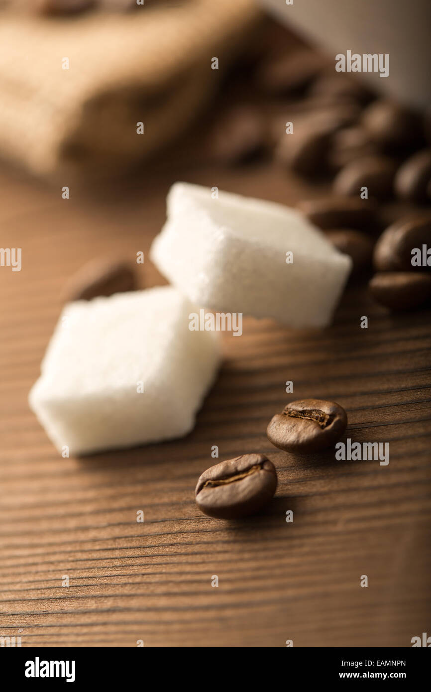 Coffee with sugar Stock Photo - Alamy