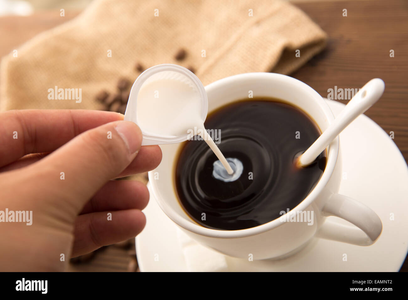 Color image espresso making hi-res stock photography and images - Alamy