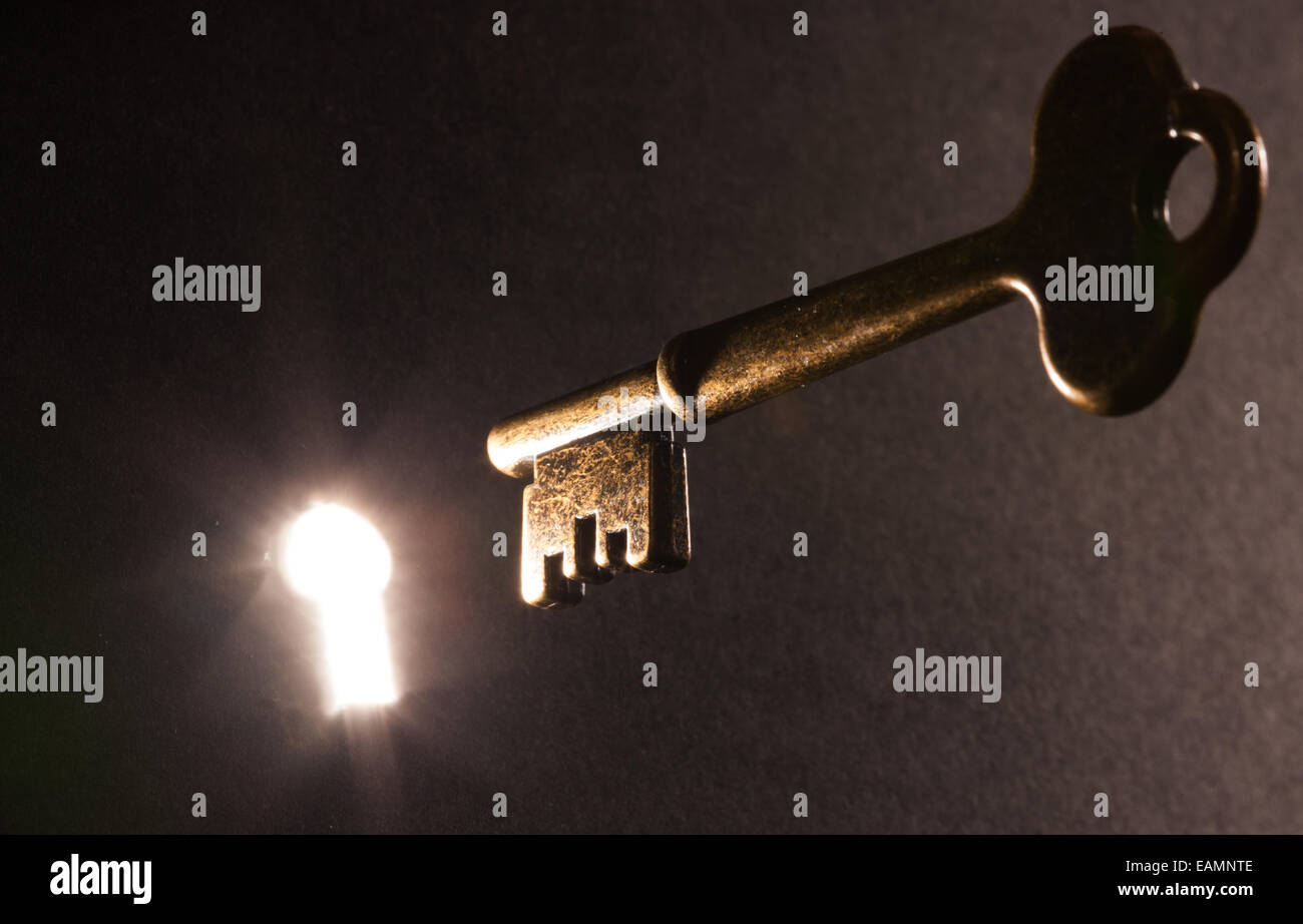 Key and lock Stock Photo - Alamy