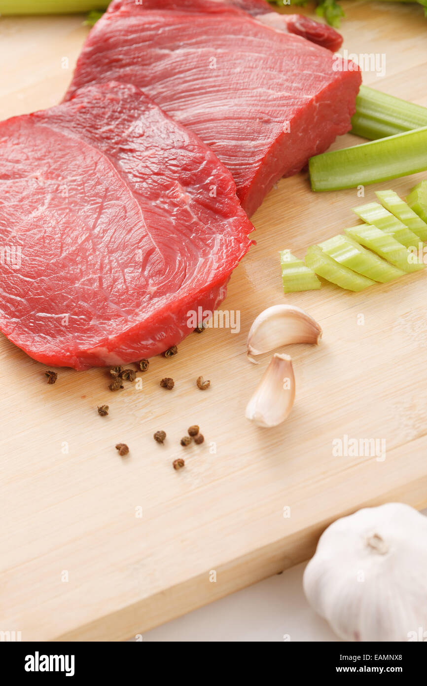 Meat and vegetables Stock Photo - Alamy