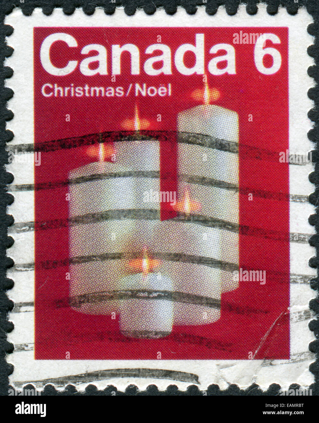 CANADA - CIRCA 1972: Postage stamp printed in Canada, Christmas issue ...
