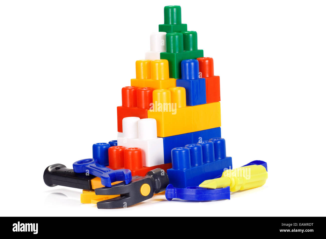 Plastic toy screwdriver tool hi-res stock photography and images - Alamy