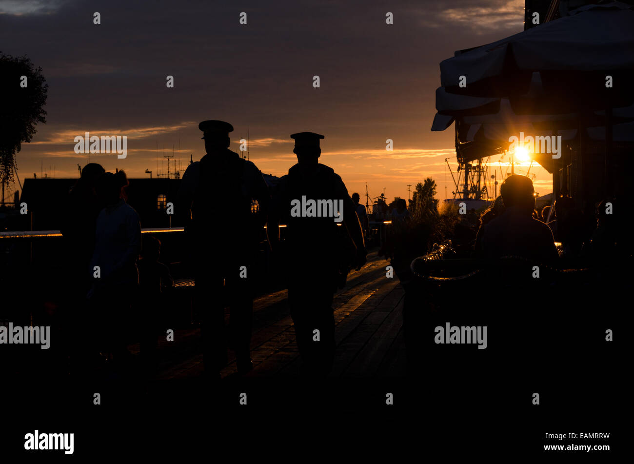Sunset over the port of Steveston in Vancouver Canada Stock Photo - Alamy