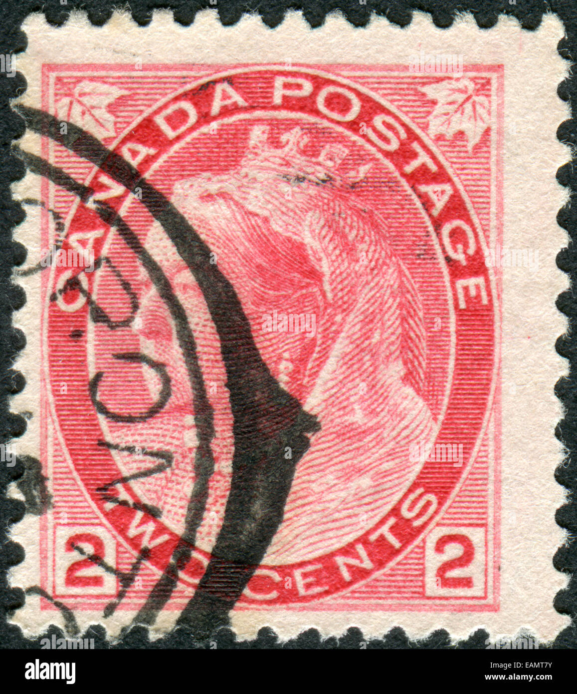 Canada circa 1900 postage stamp hi-res stock photography and images - Alamy