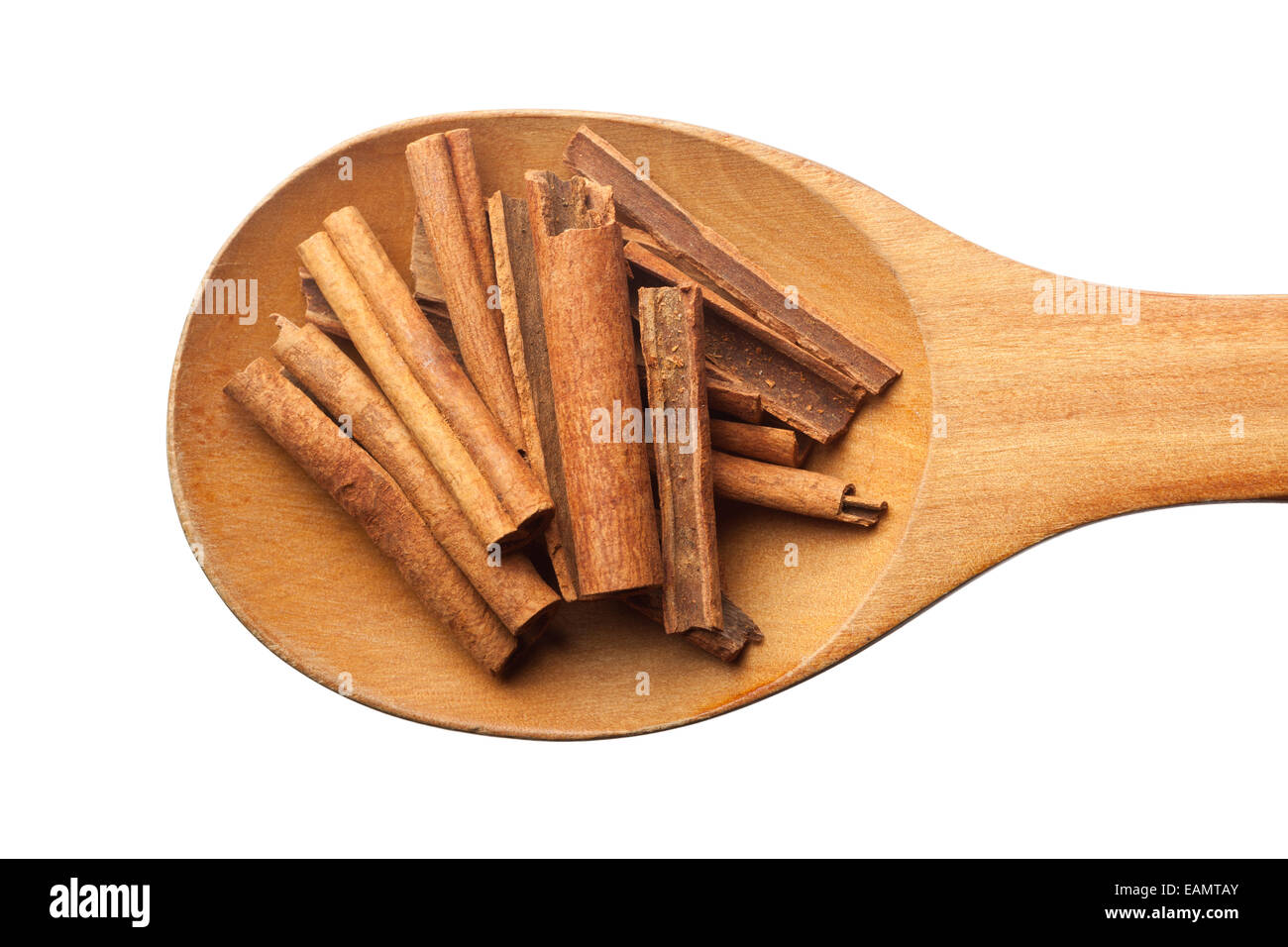 Cinnamon spoon white background hi-res stock photography and images - Alamy