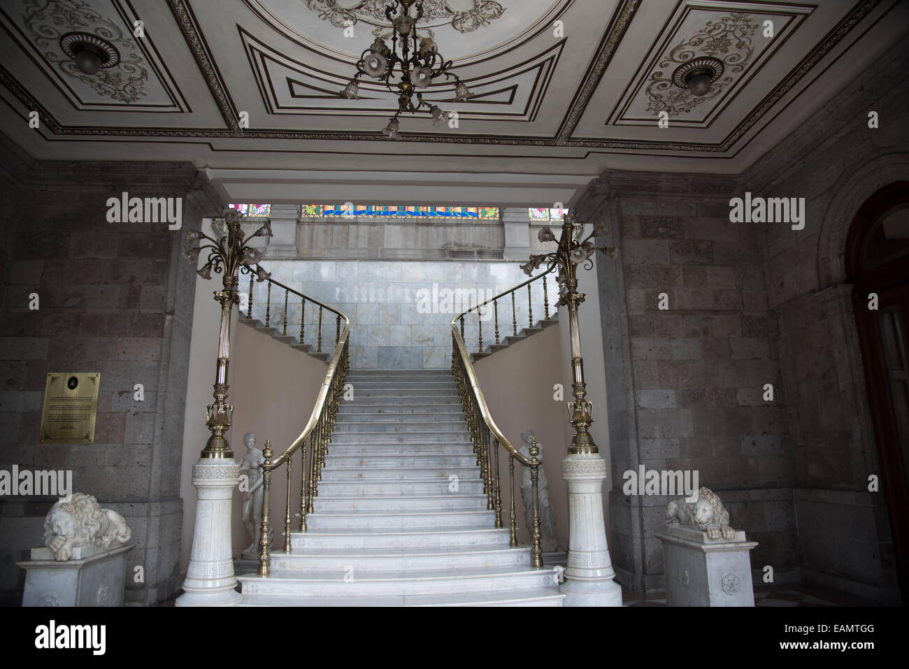 Chapultepec castle interior hi-res stock photography and images - Alamy
