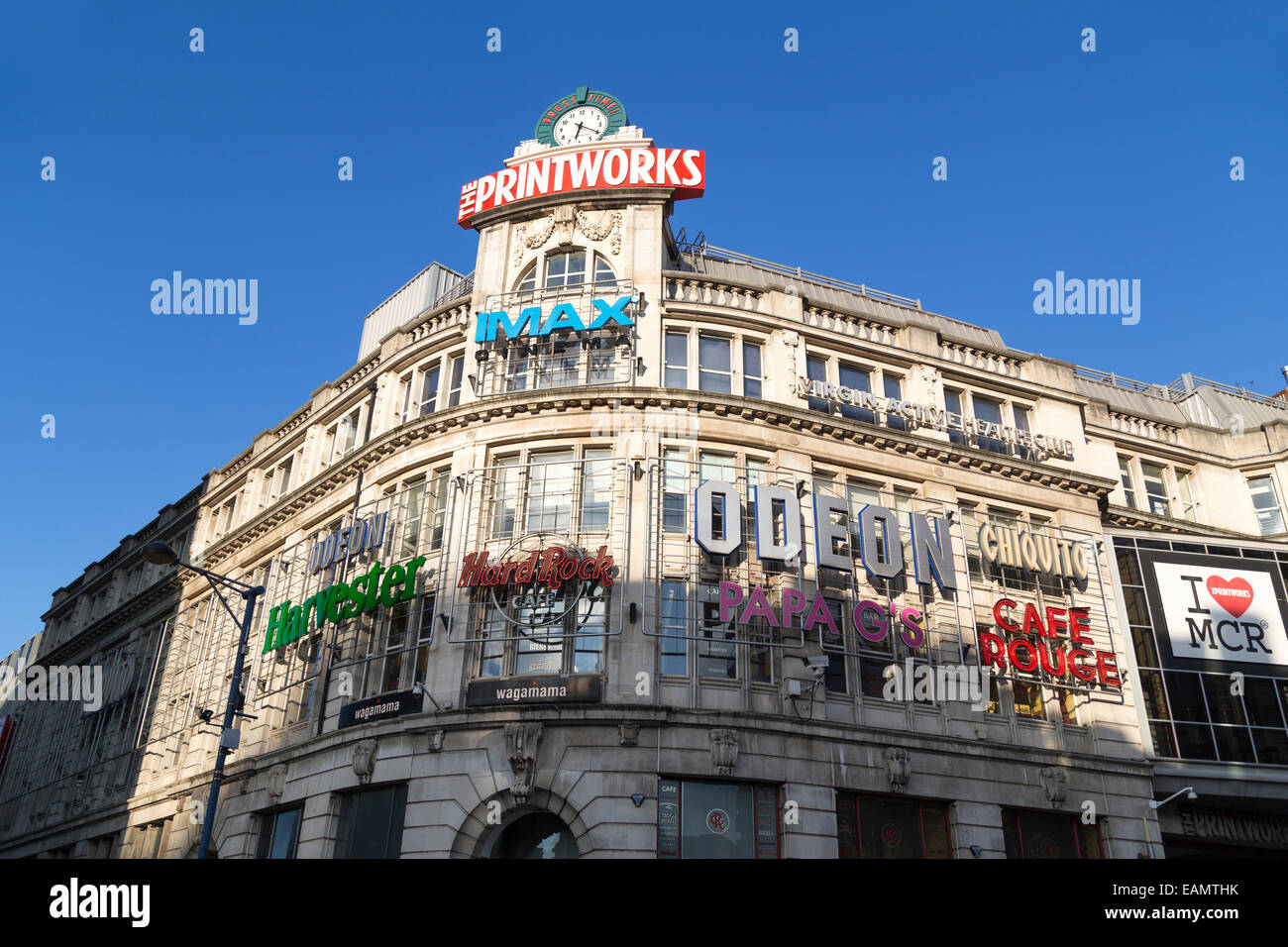 UK, Manchester, the print works, multicomplex shopping and cinema’s ...
