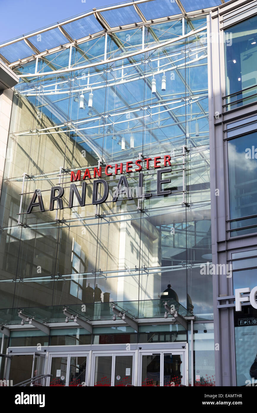 UK, Manchester, the Arndale Centre, one of Manchester’s main shopping ...