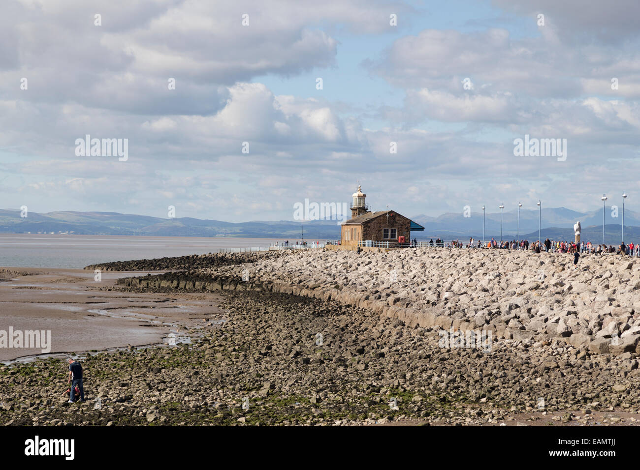 UK, Lancashire, Morecambe, Stone Jetty Cafe - the old railway terminus ...