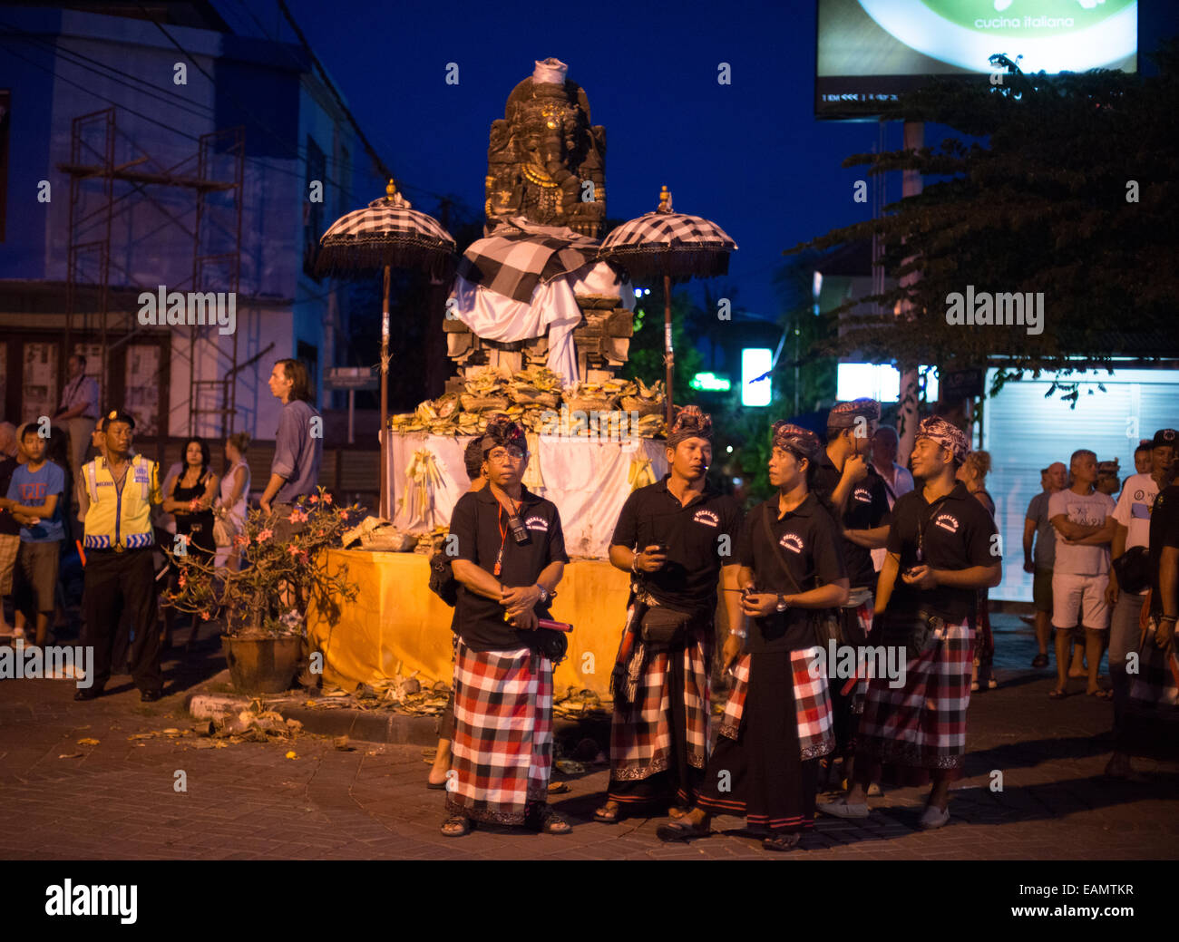 Nyepi, Silence Day parade for Balinese New Year Stock Photo - Alamy