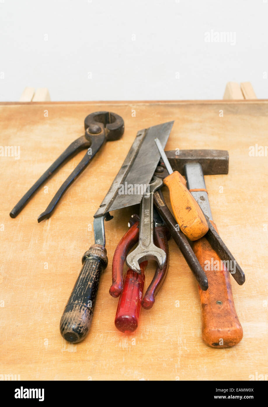 well used tools Stock Photo - Alamy