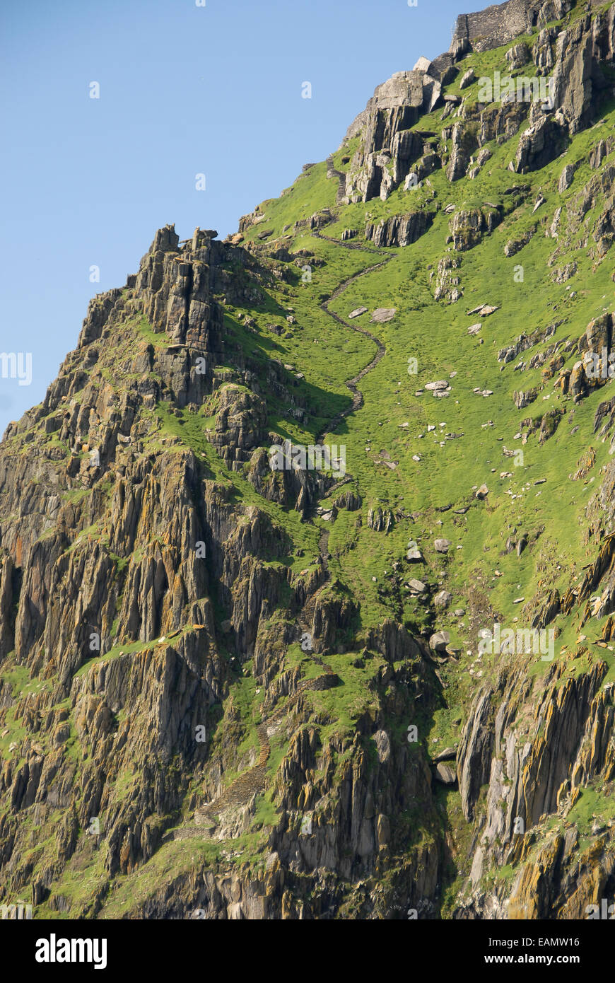 Skellig michael stairs hi-res stock photography and images - Alamy