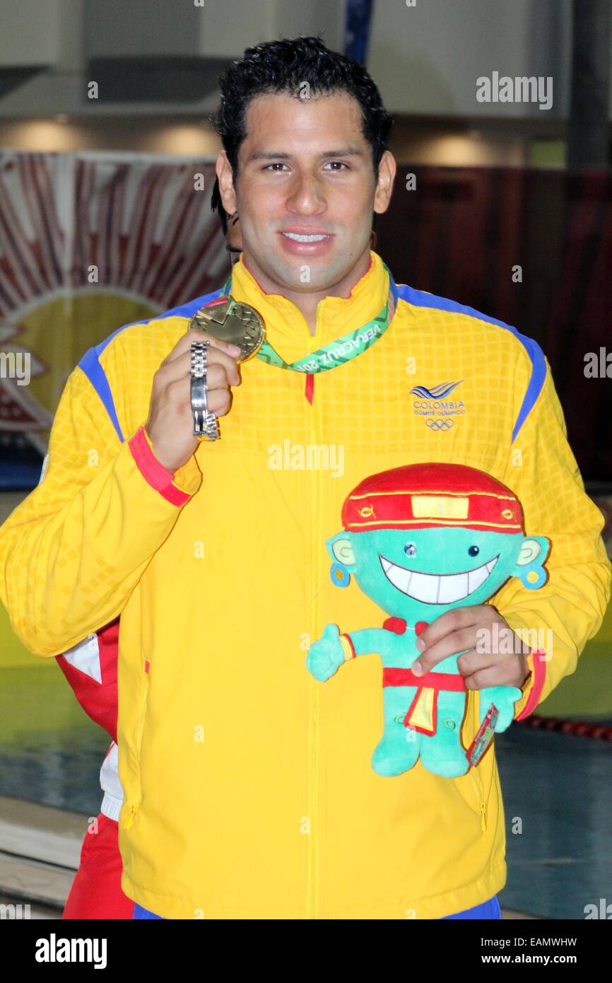 Veracruz, Mexico. 17th Nov, 2014. Gold medalist, Omar Pinzon of ...