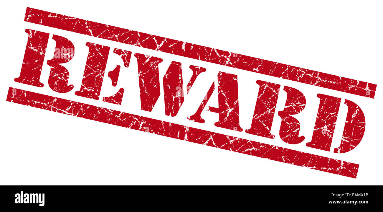 reward red square grunge textured isolated stamp Stock Photo - Alamy