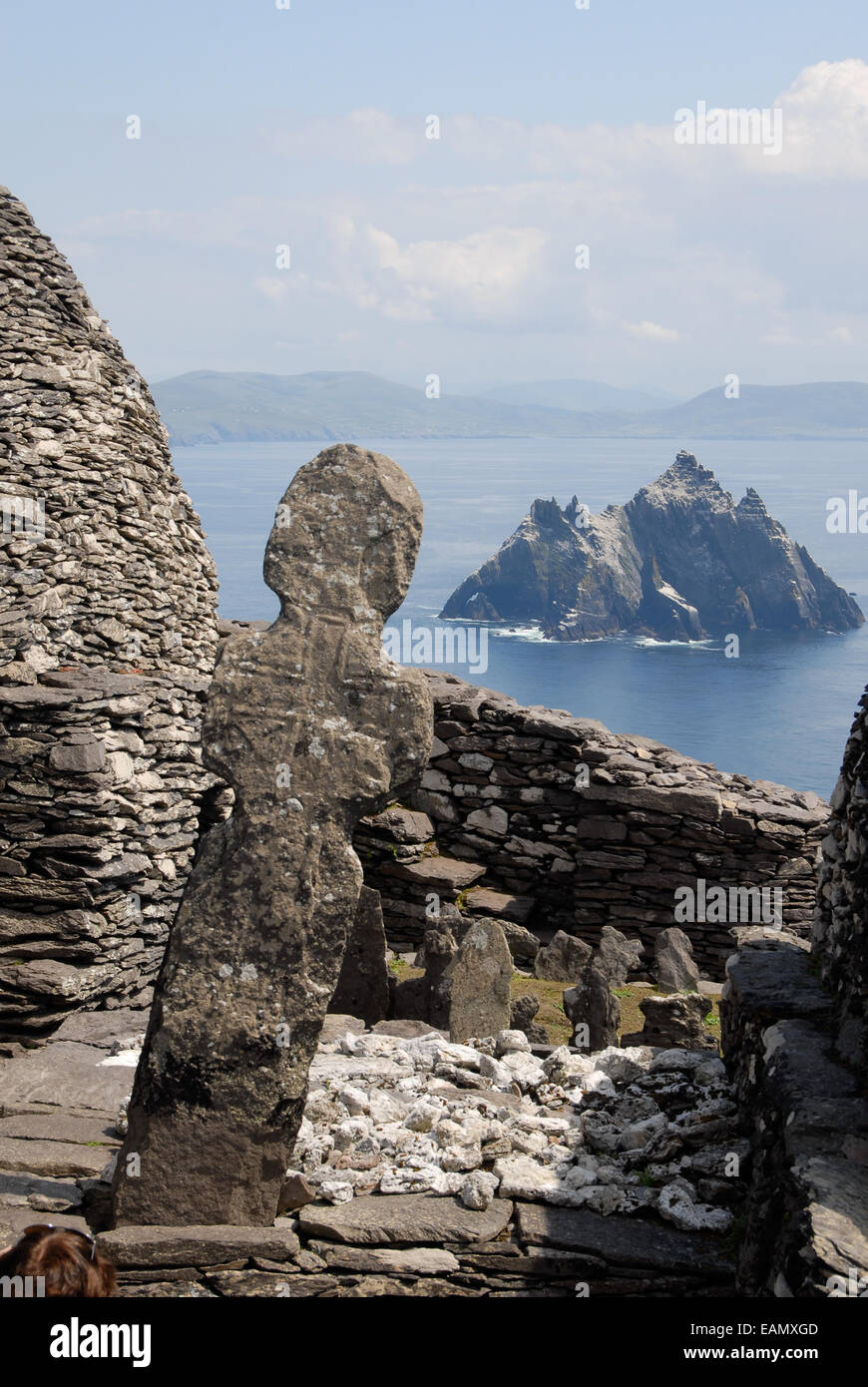 Skellig michael stairs hi-res stock photography and images - Alamy