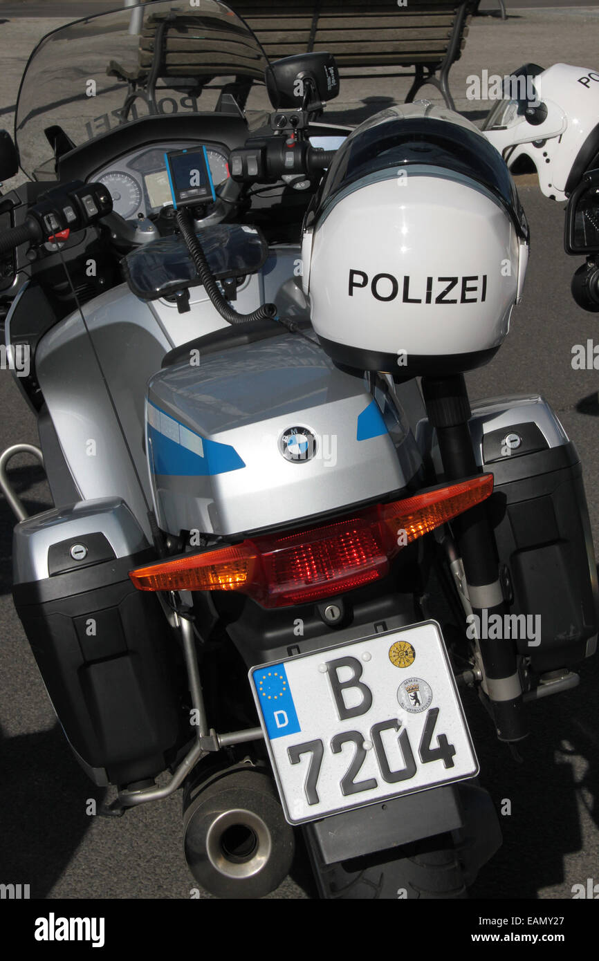 German police motorcycle hi-res stock photography and images - Alamy
