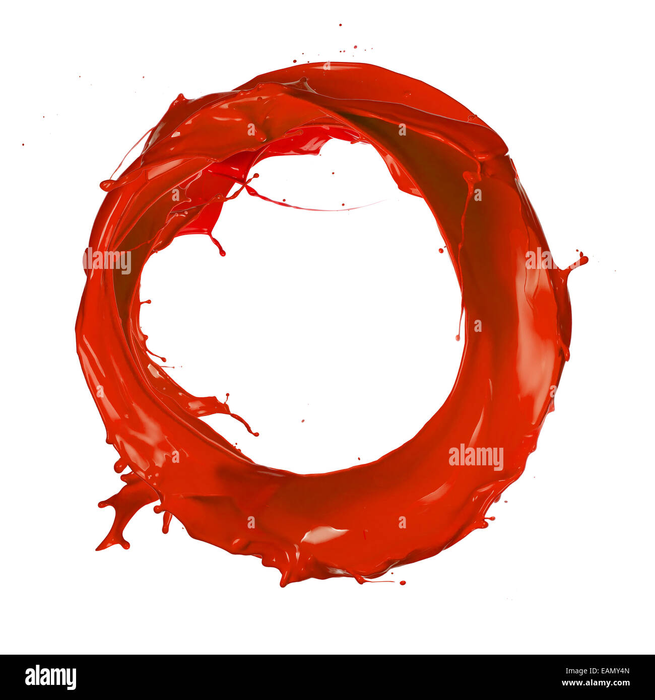 Red paint circle hi-res stock photography and images - Alamy