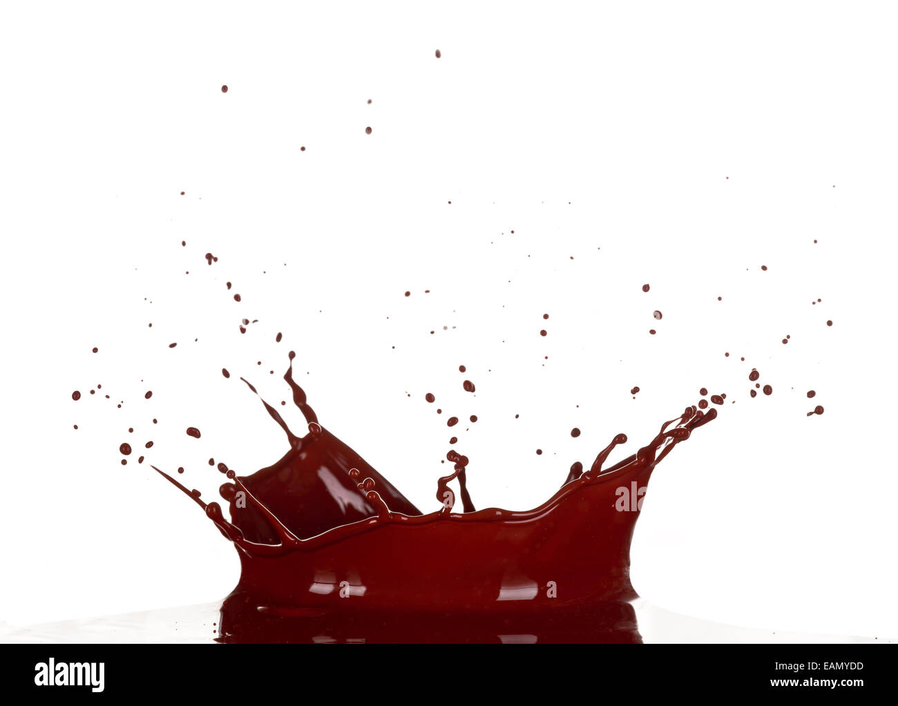 Chocolate splash background hi-res stock photography and images - Alamy