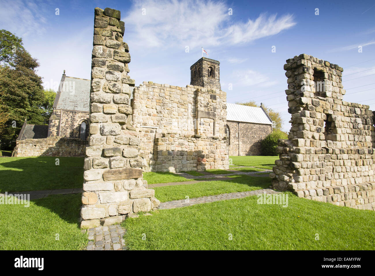 St Pauls Jarrow Newcastle upon Tyne Stock Photo - Alamy