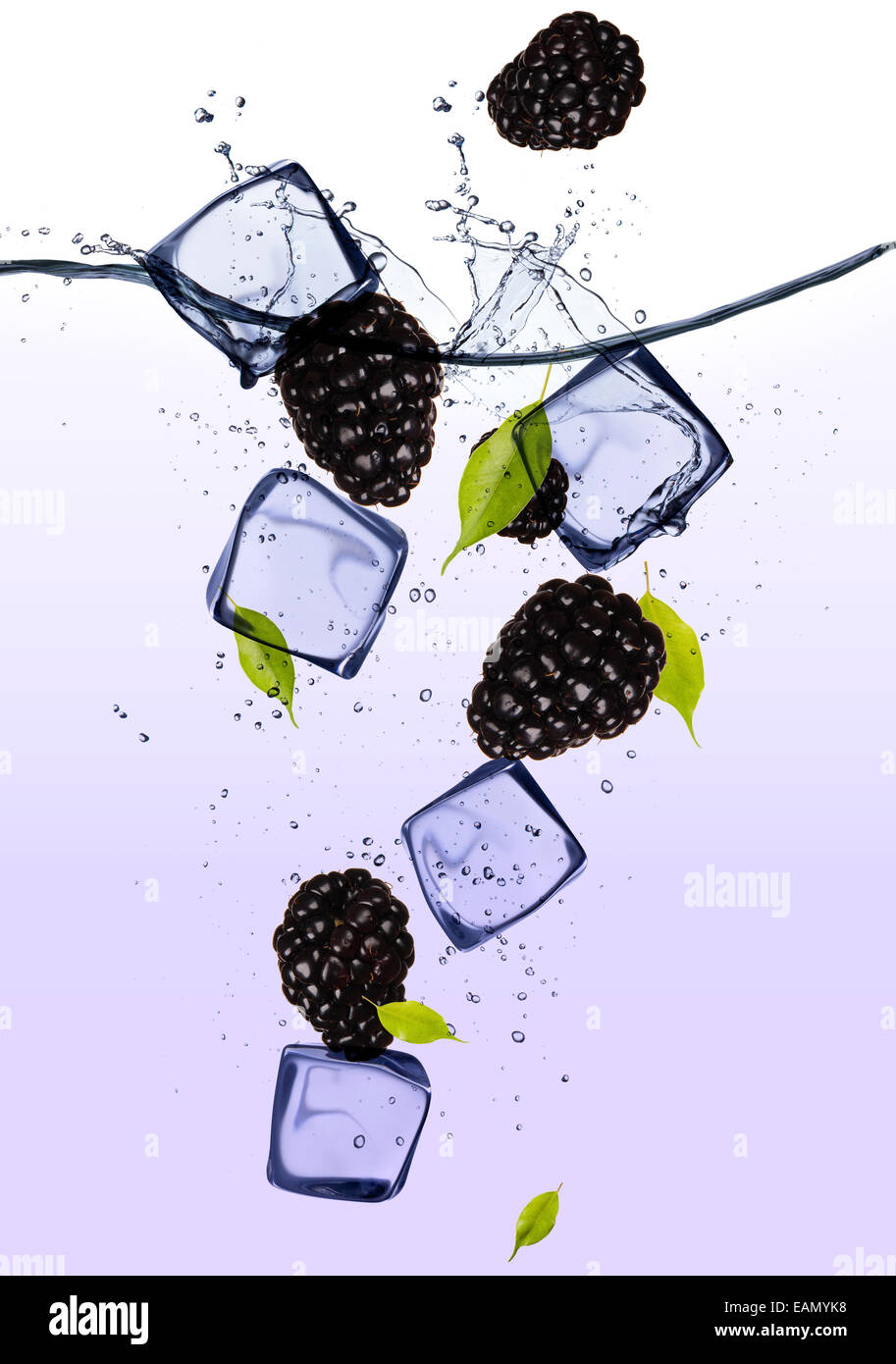 Translucent ice cubes Cut Out Stock Images & Pictures - Alamy