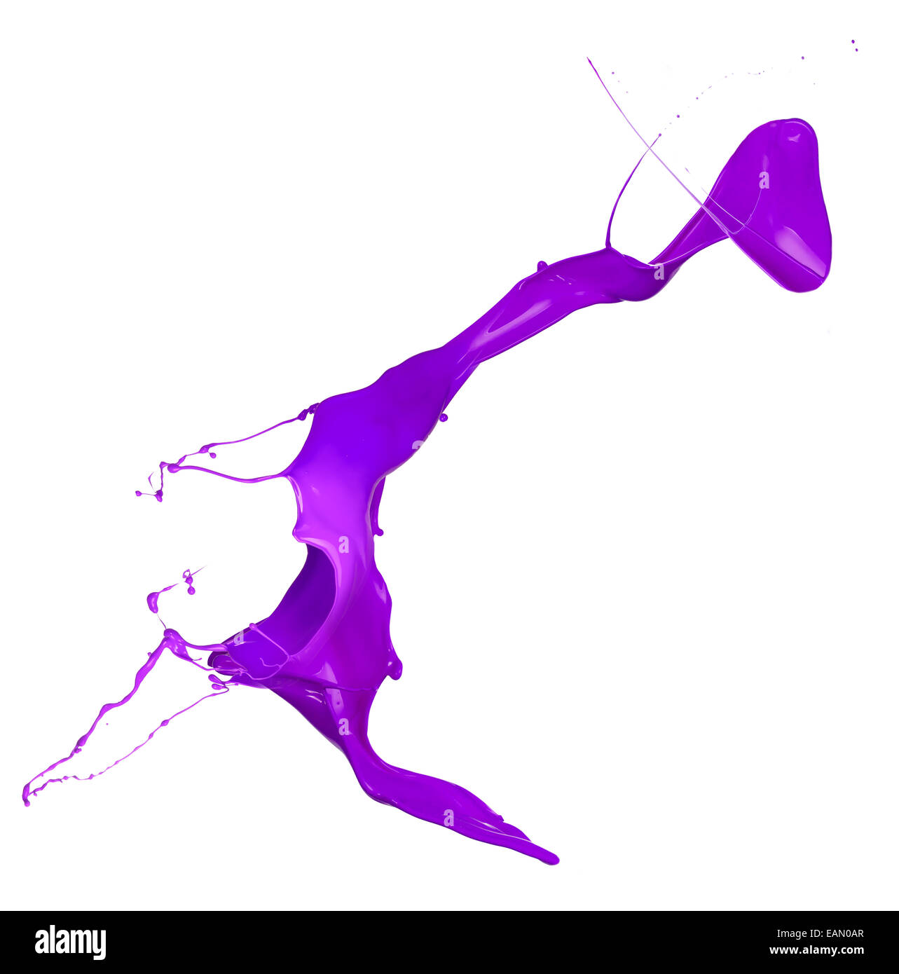 Purple color splash hi-res stock photography and images - Alamy