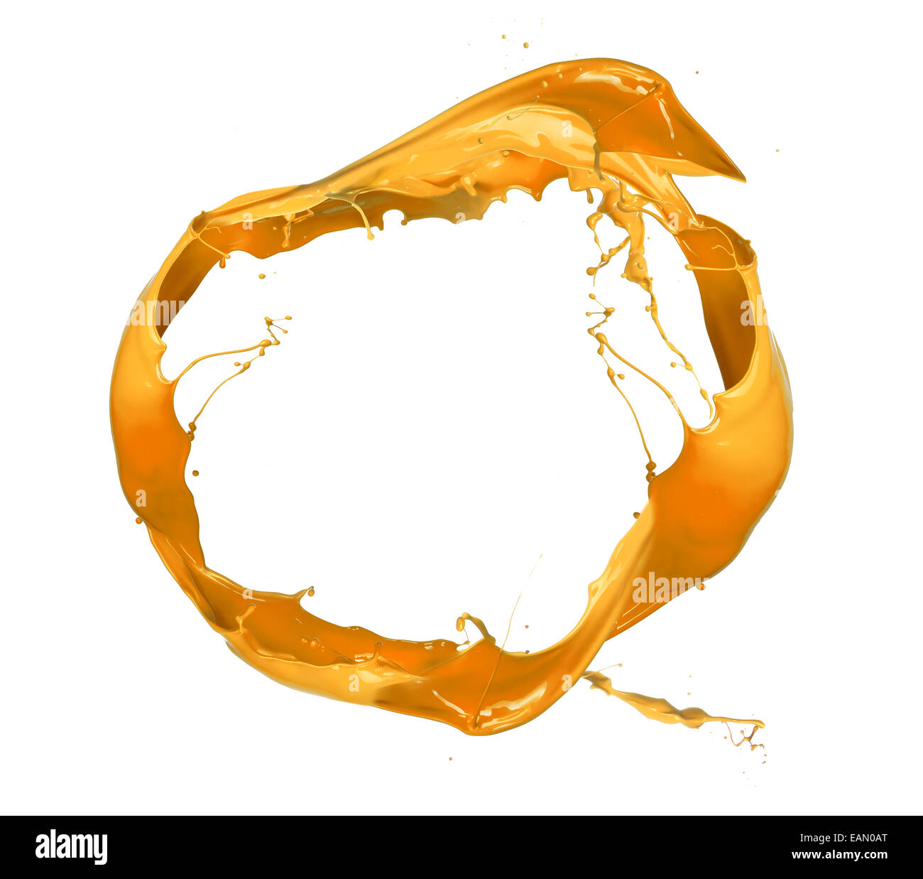 Yellow paint circle hi-res stock photography and images - Alamy