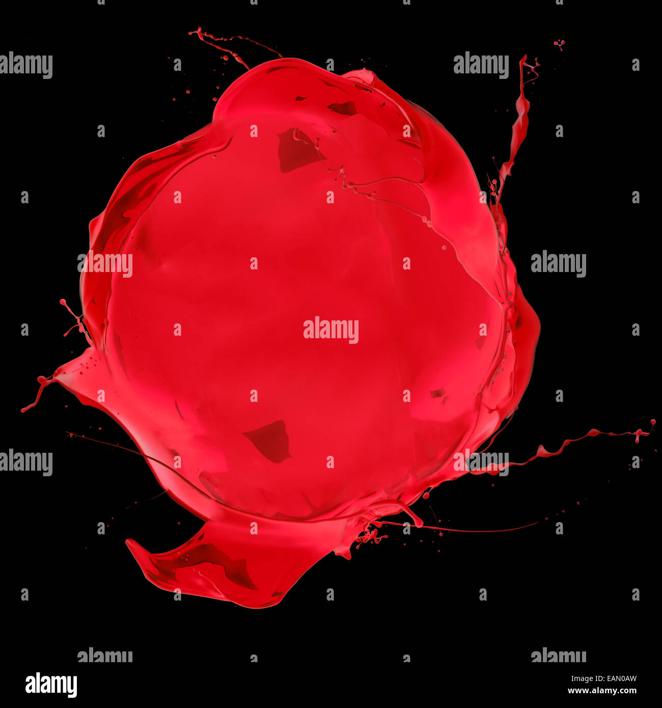 Red paint circle hi-res stock photography and images - Alamy