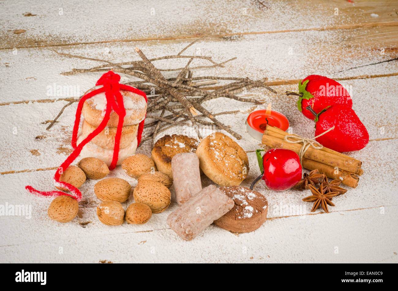 Assortment of traditional Spanish Christmas sweets Stock Photo - Alamy