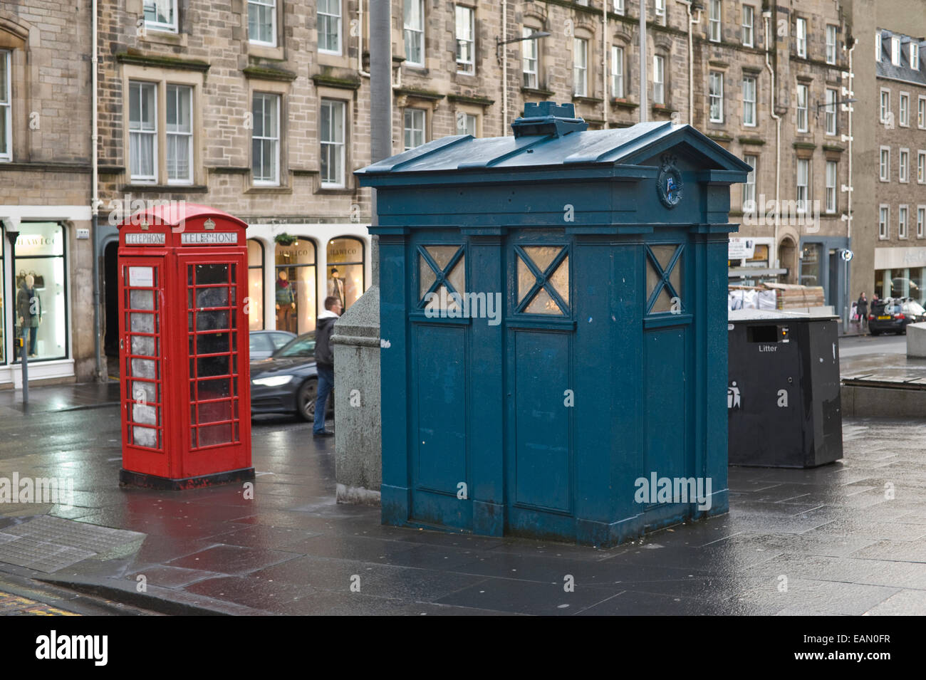 Historic police phone box hi-res stock photography and images - Alamy