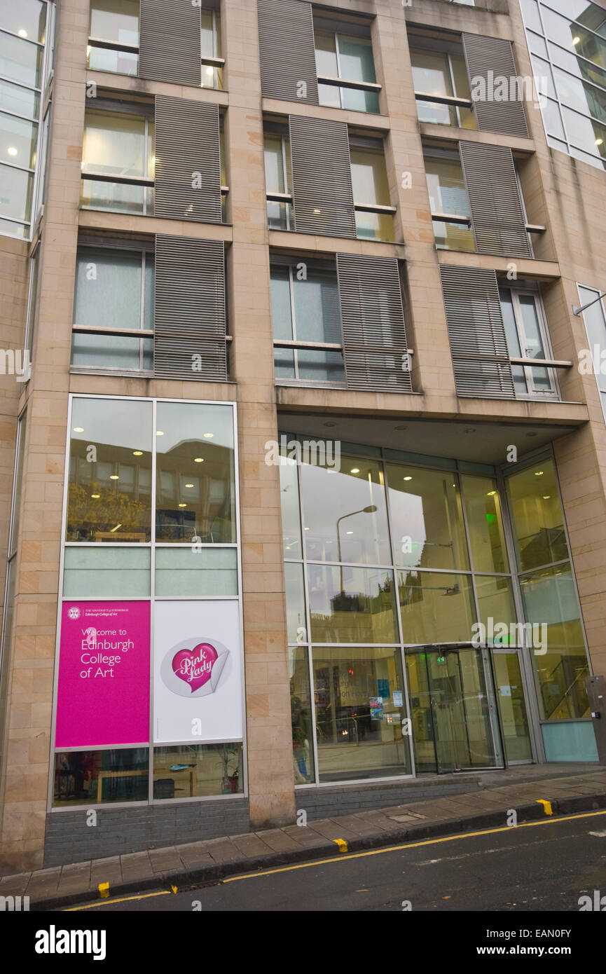 Exterior of Edinburgh College of Art Edinburgh Scotland UK Stock Photo ...
