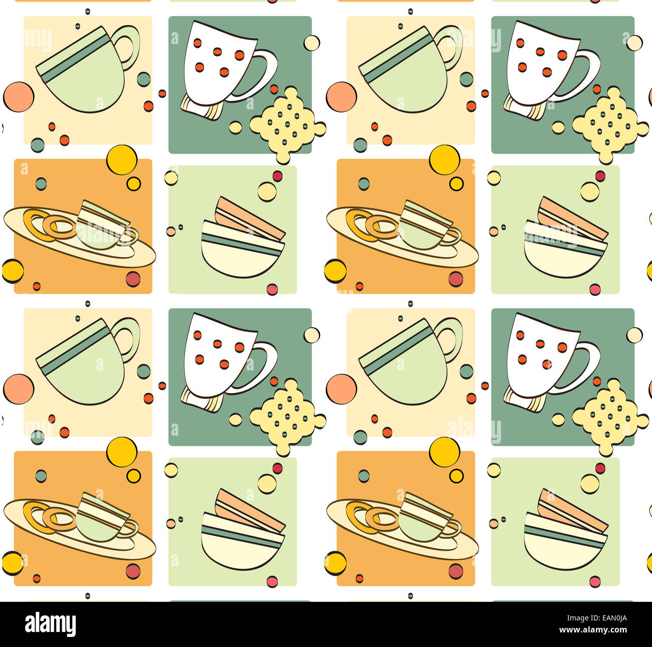 pattern - breakfast Stock Photo - Alamy