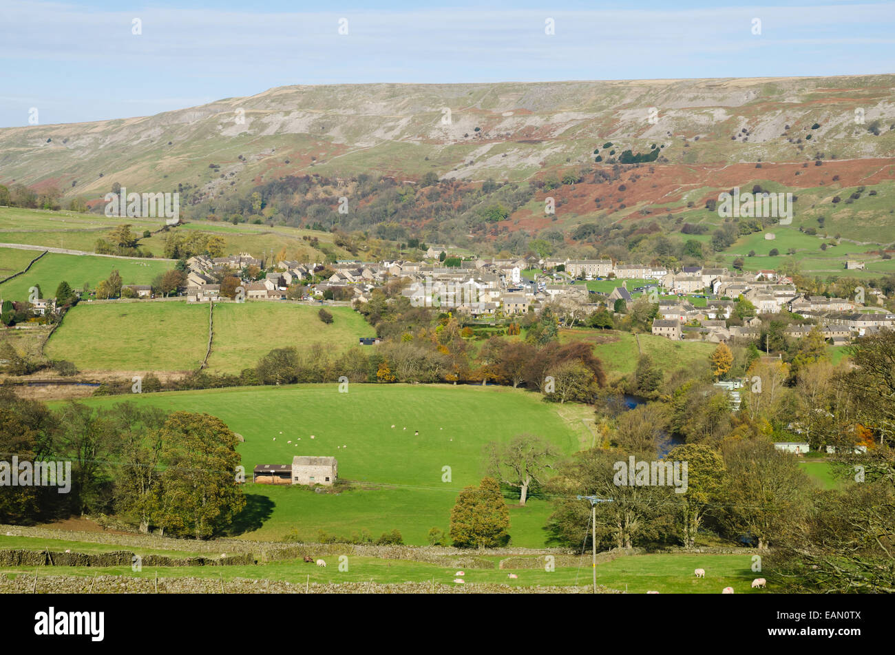 Reeth In Swaledale Yorkshire Dales High Resolution Stock Photography ...