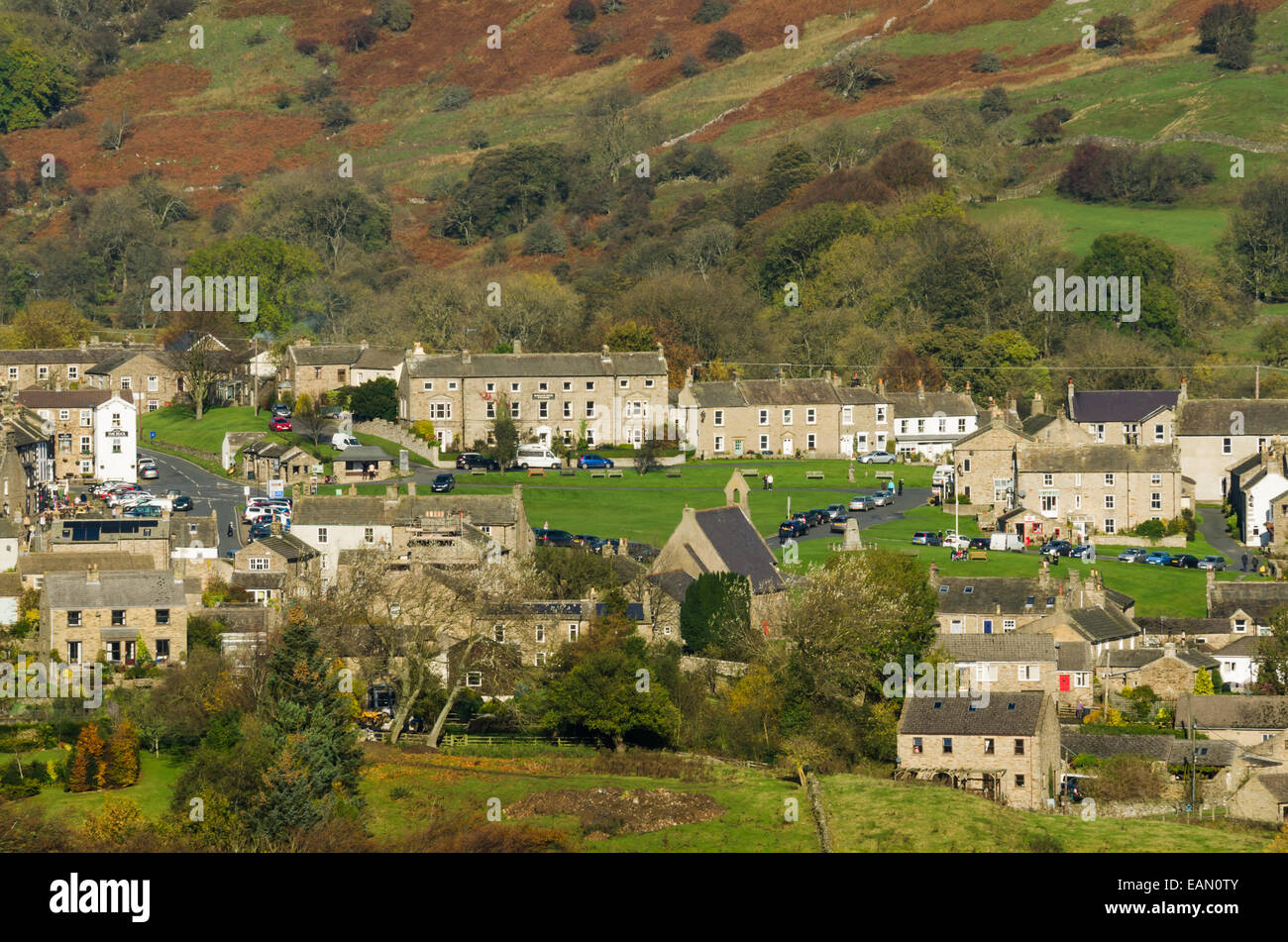 Reeth village in Swaledale in the Yorkshire Dales Stock Photo - Alamy