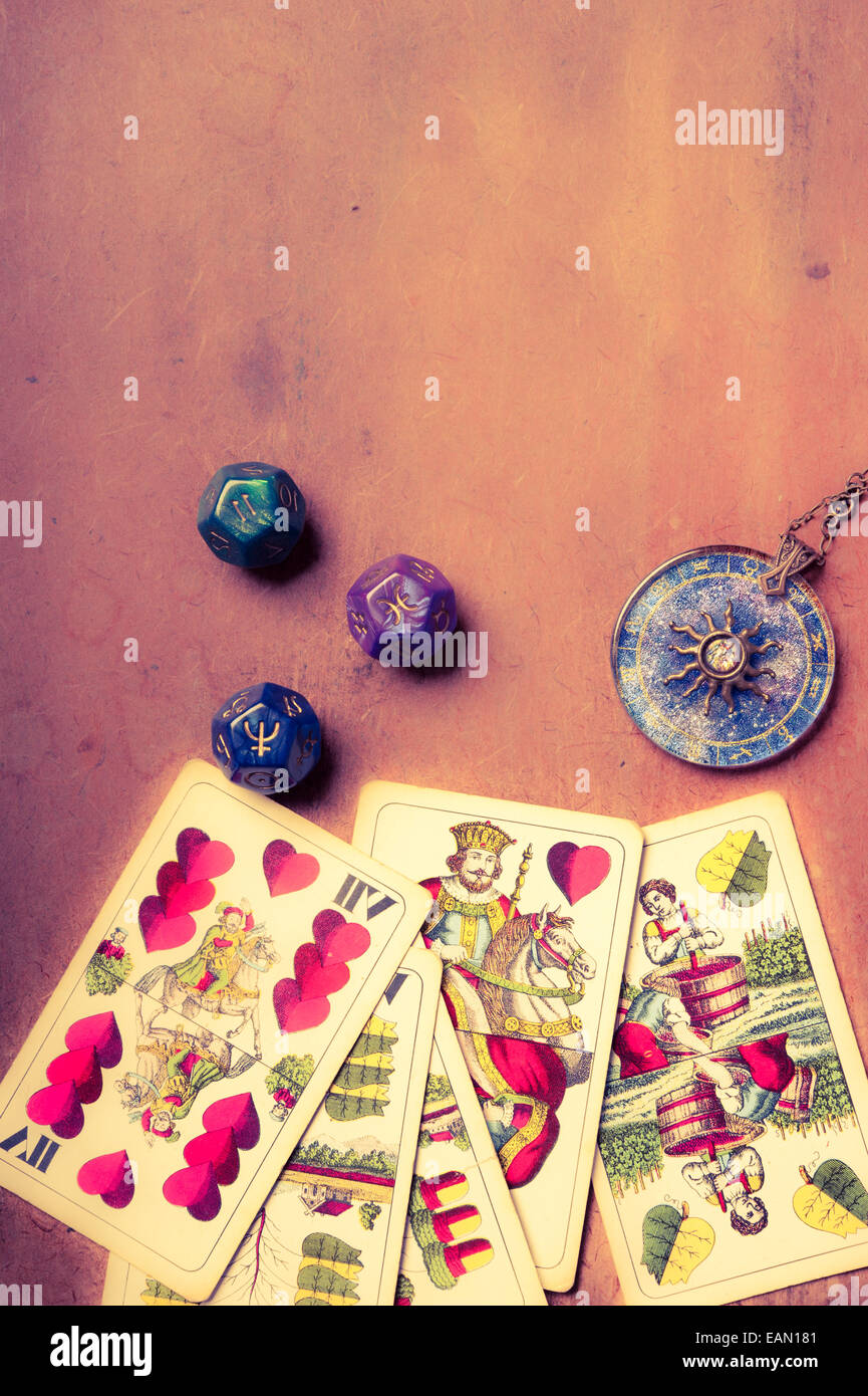 Divination cards hi-res stock photography and images - Alamy