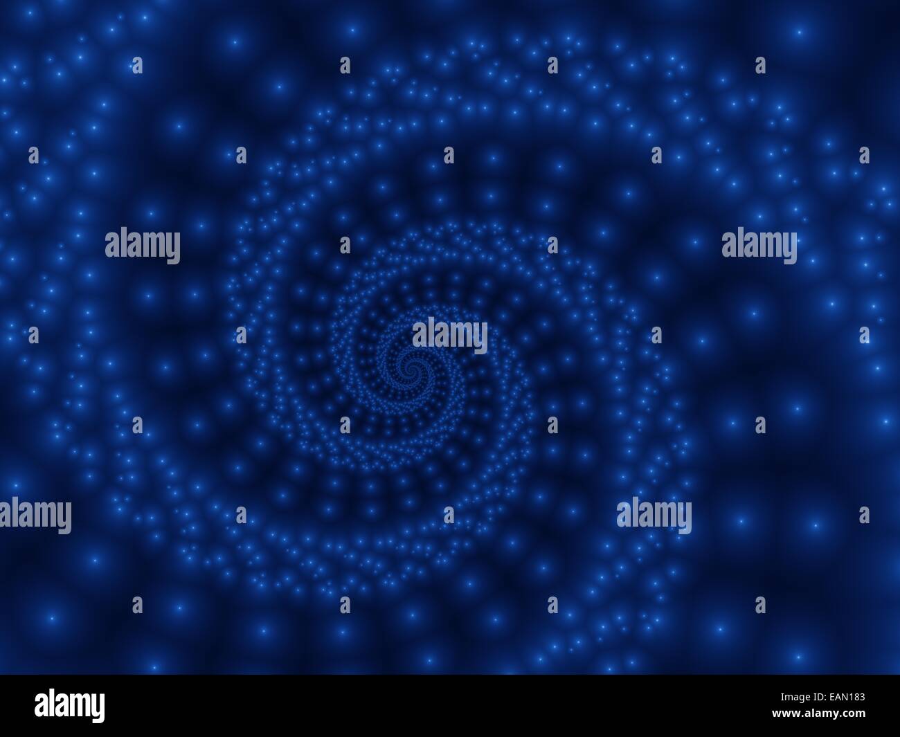 Digital Blue Spiral Art Background Stock Photo - Alamy
