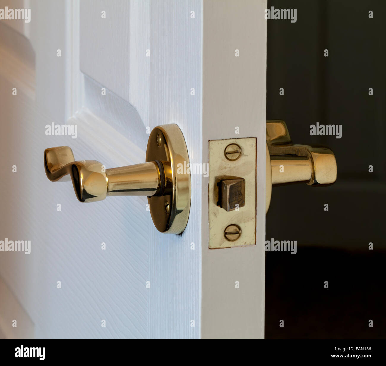 Partially open door hi-res stock photography and images - Alamy