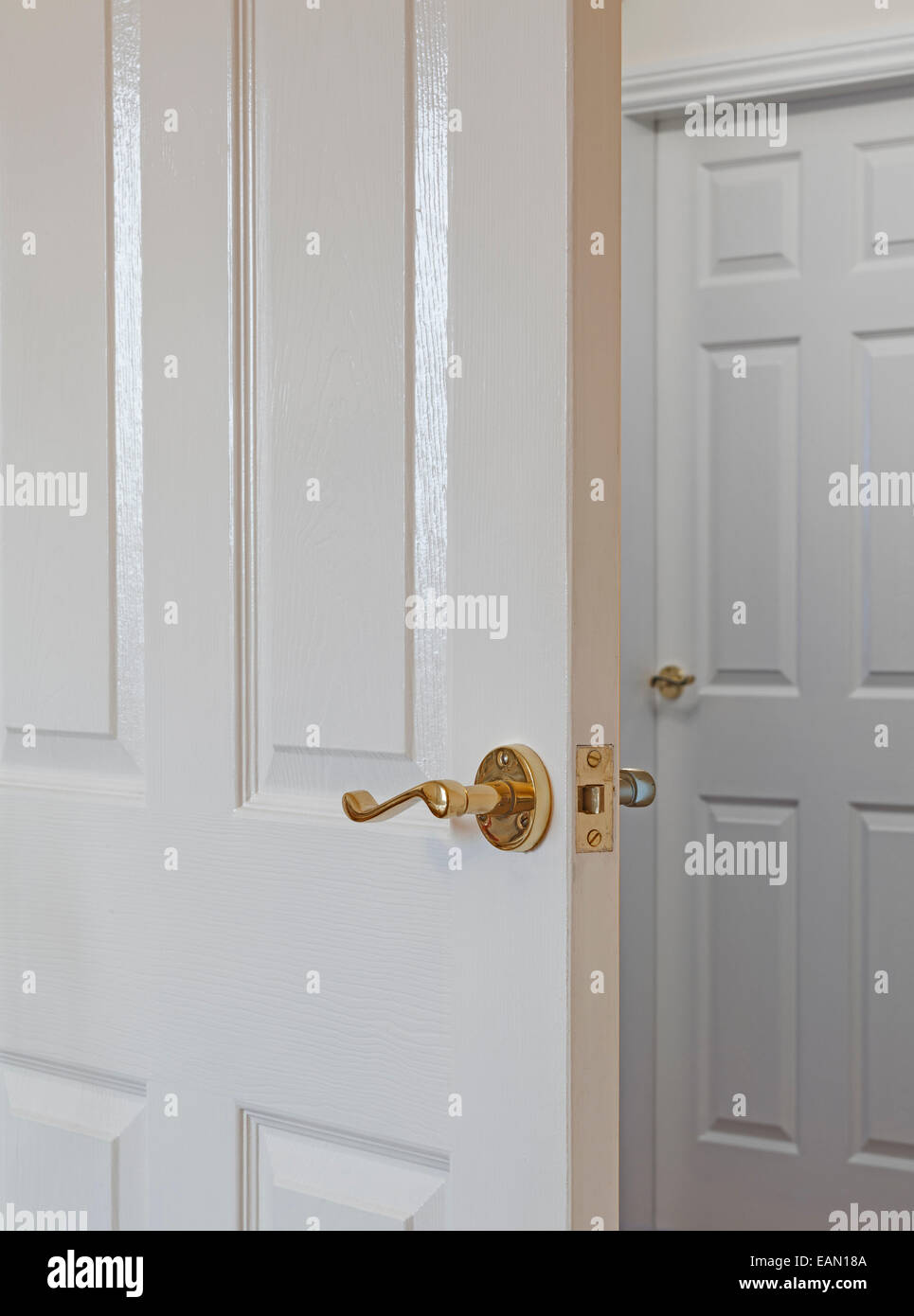 Partially open door hi-res stock photography and images - Alamy