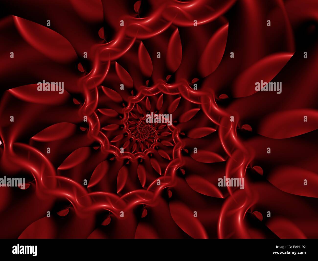 Digital Art Red Spiral Background Stock Photo - Alamy