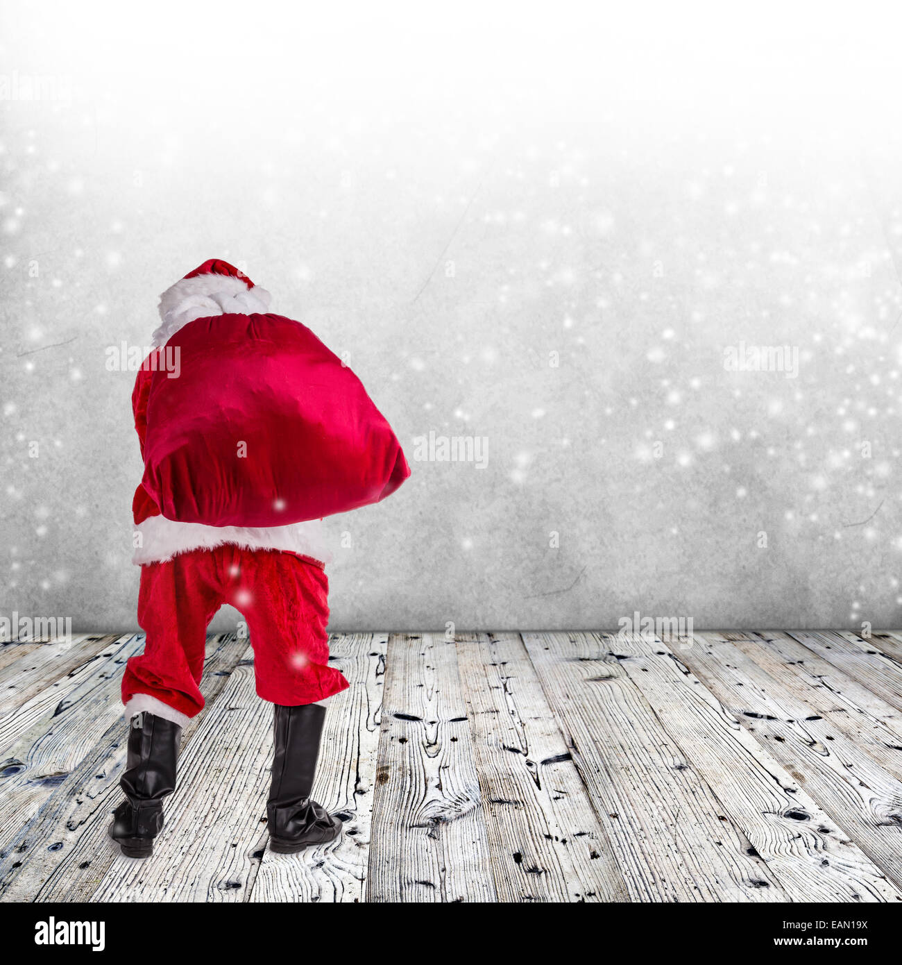 Photo of Santa Claus with eyeglasses Stock Photo - Alamy