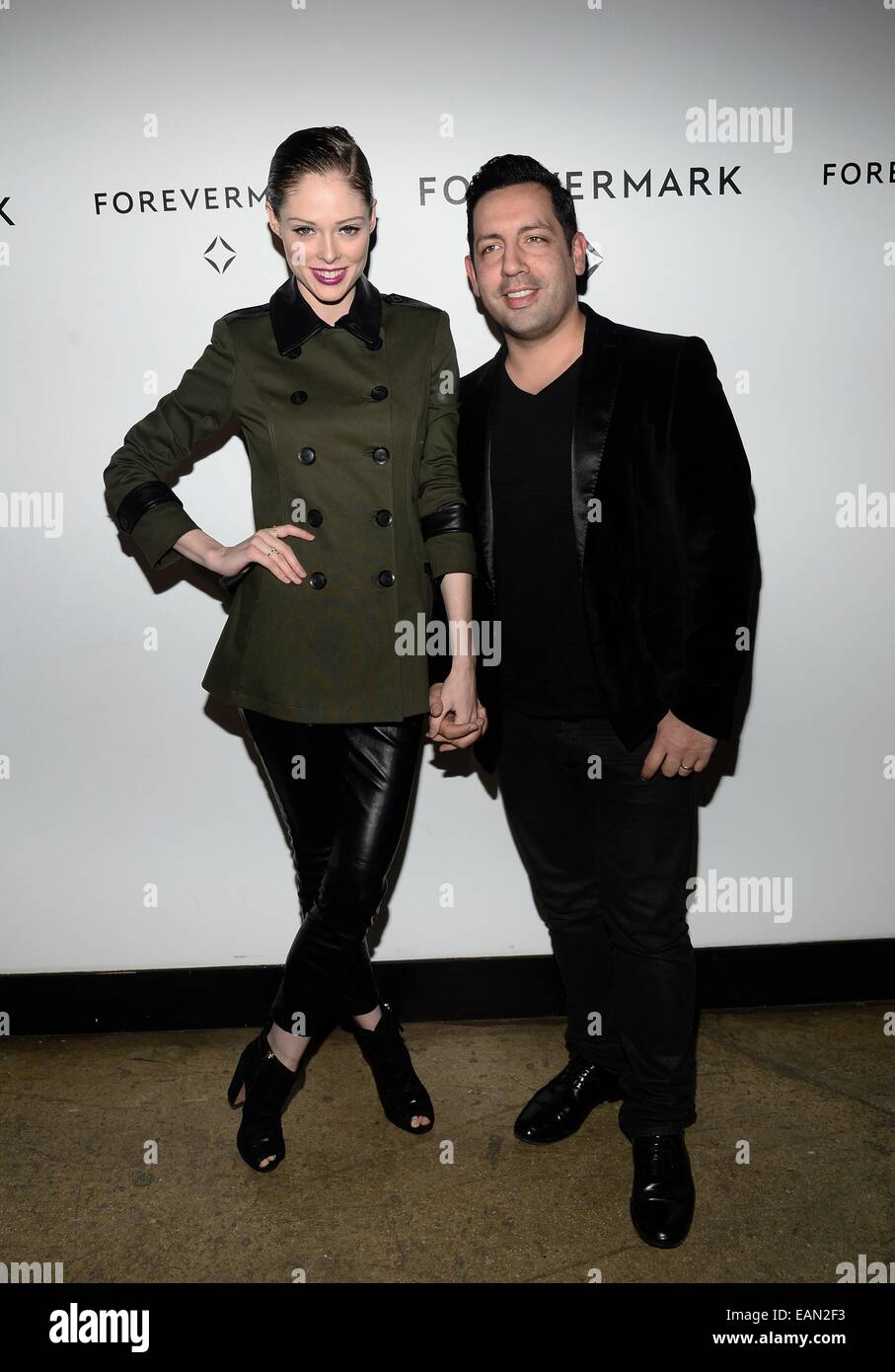 New York, NY, USA. 17th Nov, 2014. Coco Rocha, James Conran at arrivals ...