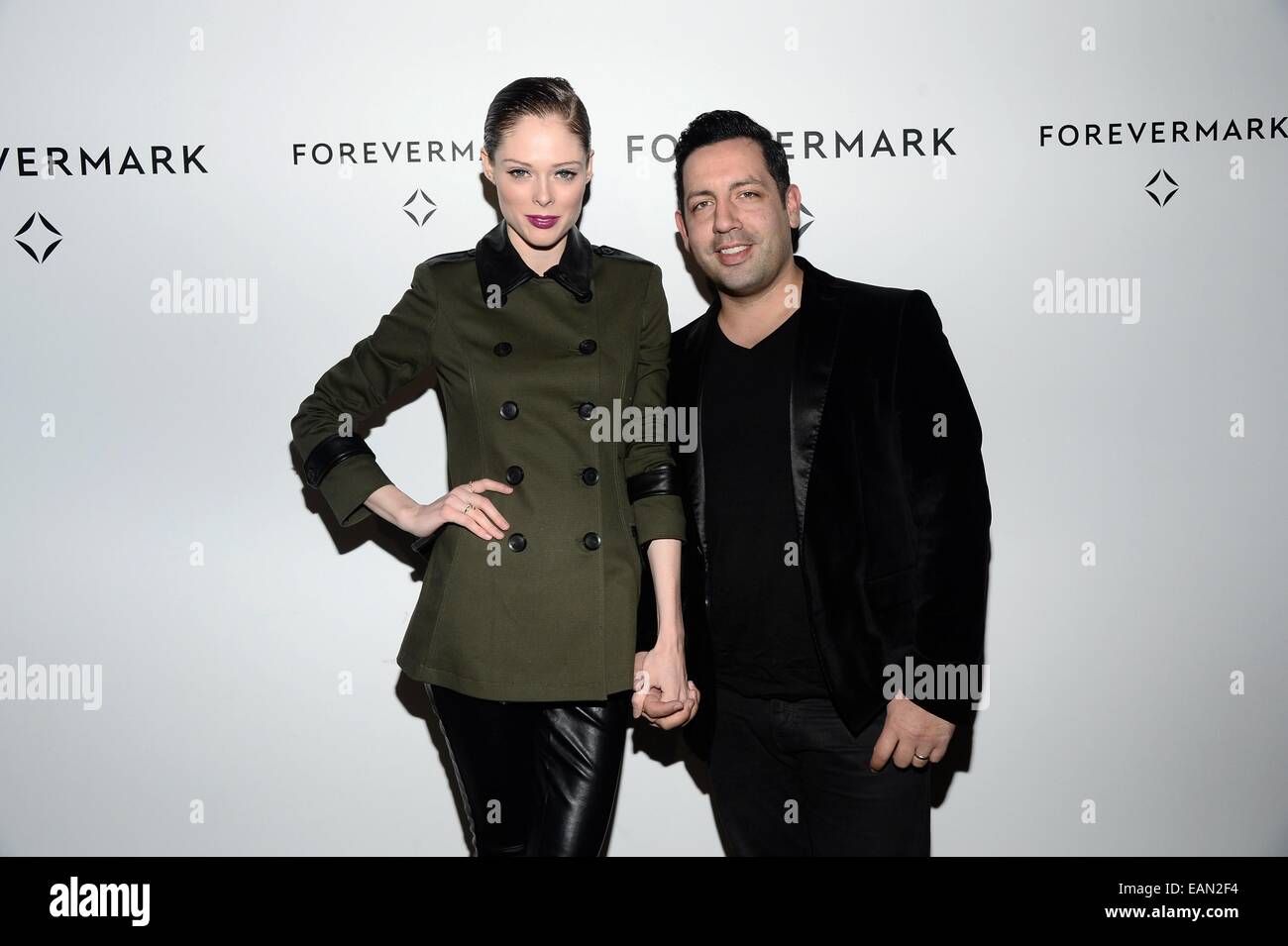 New York, NY, USA. 17th Nov, 2014. Coco Rocha, James Conran at arrivals ...