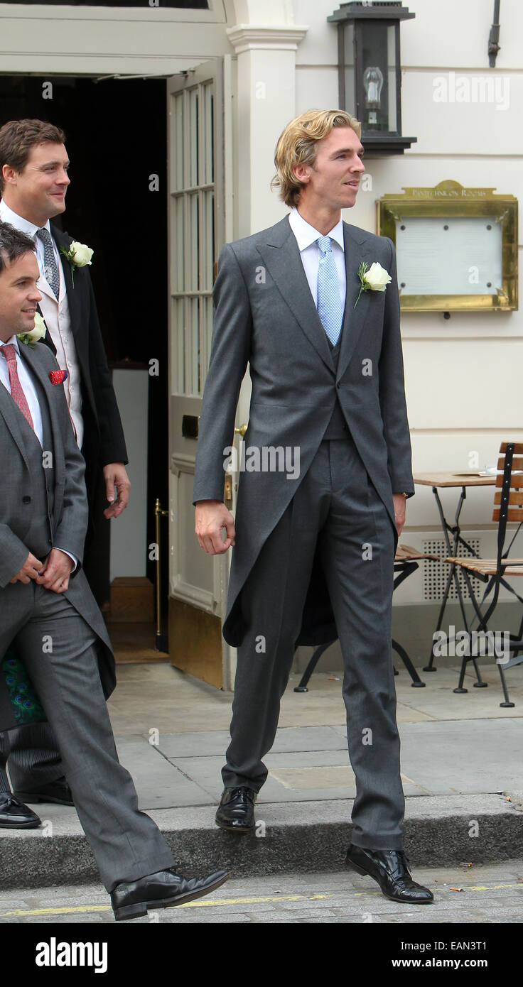 The wedding of Poppy Delevingne and James Cook at St. Paul's Church ...
