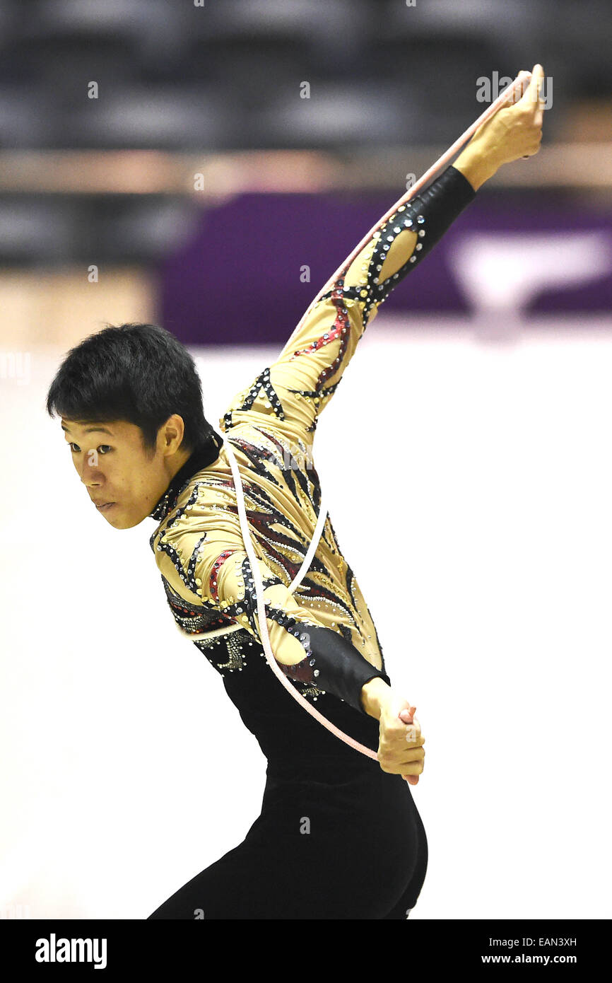 Tokyo, Japan. 16th Nov, 2014. Takehiro Saito Rhythmic Gymnastics : 67th All Japan Rhythmic ...