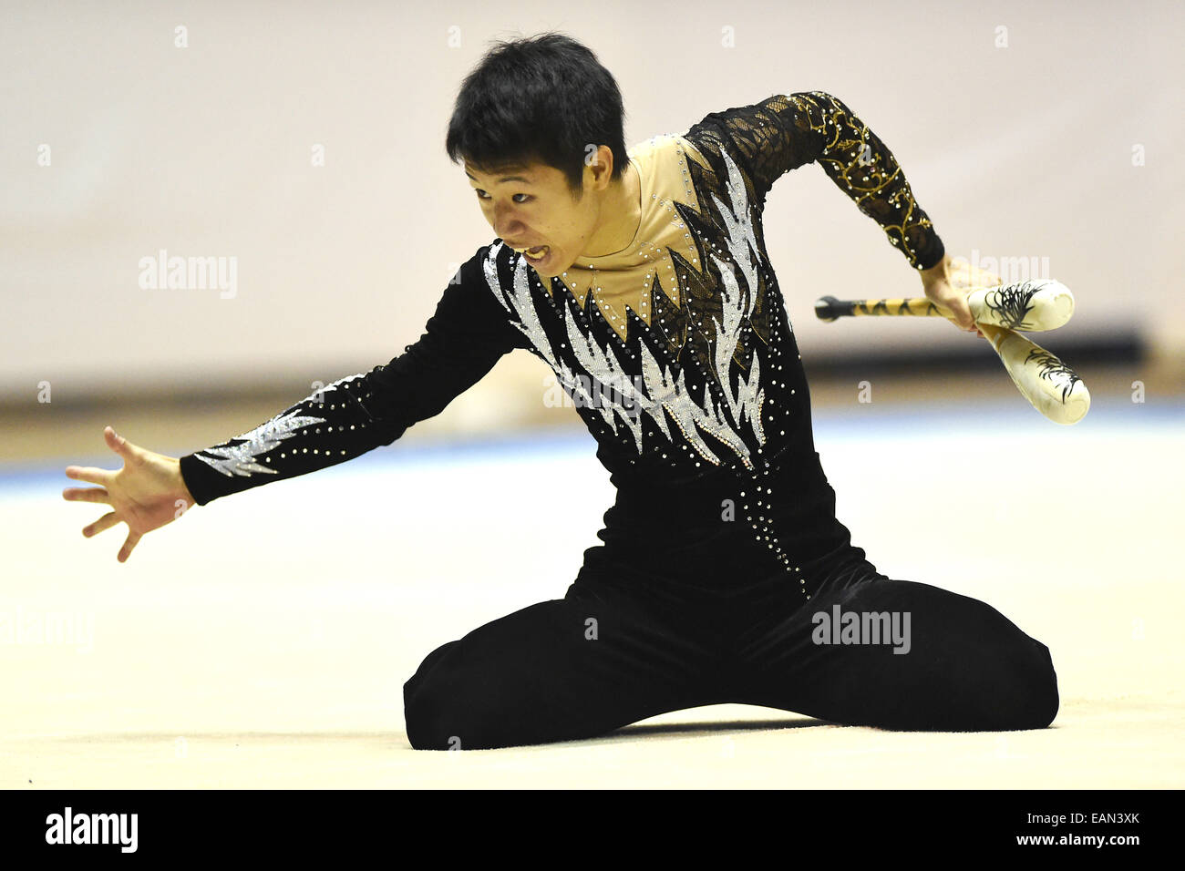Tokyo, Japan. 16th Nov, 2014. Takehiro Saito Rhythmic Gymnastics : 67th All Japan Rhythmic ...