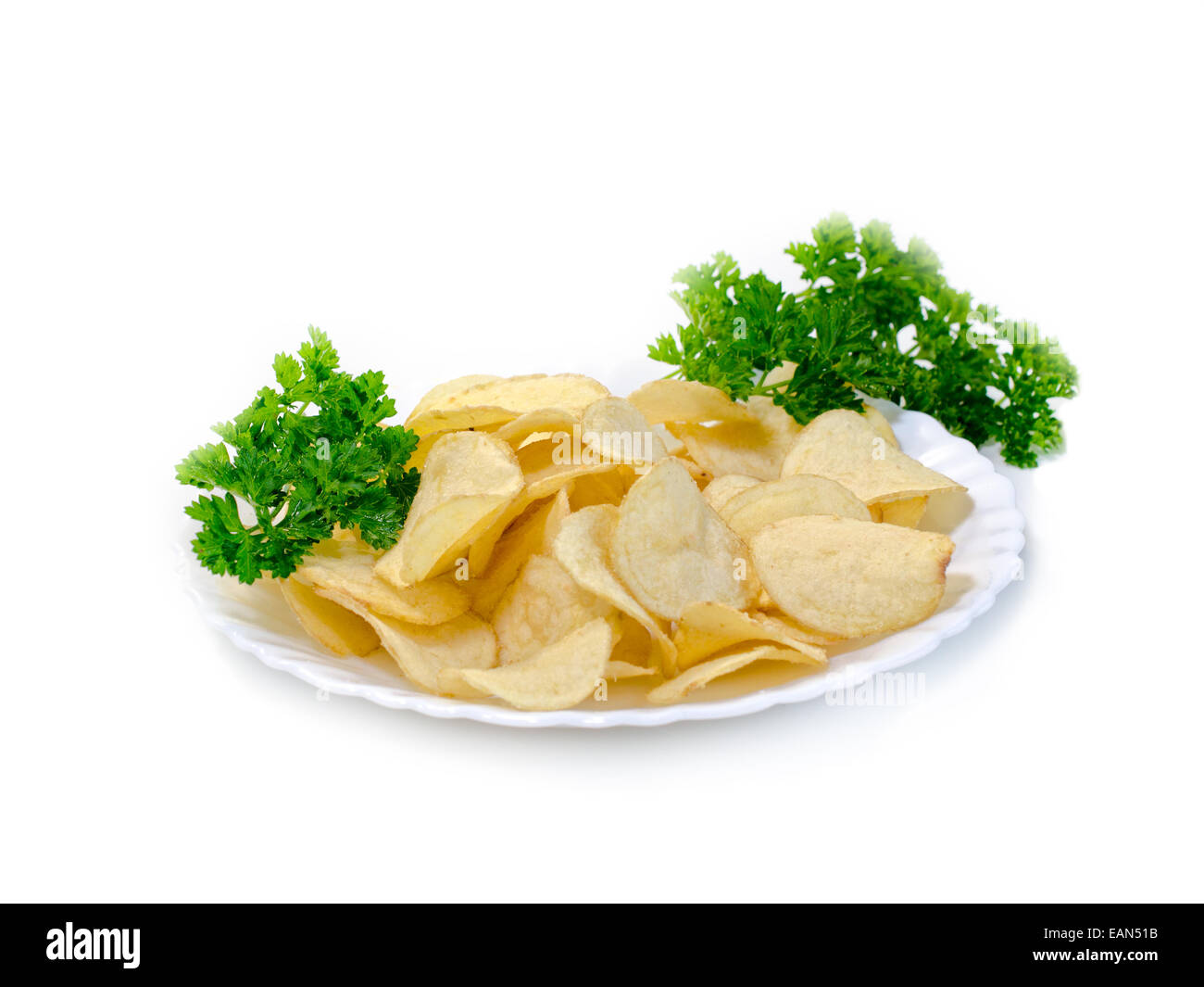 Large portion of chips Cut Out Stock Images & Pictures - Alamy