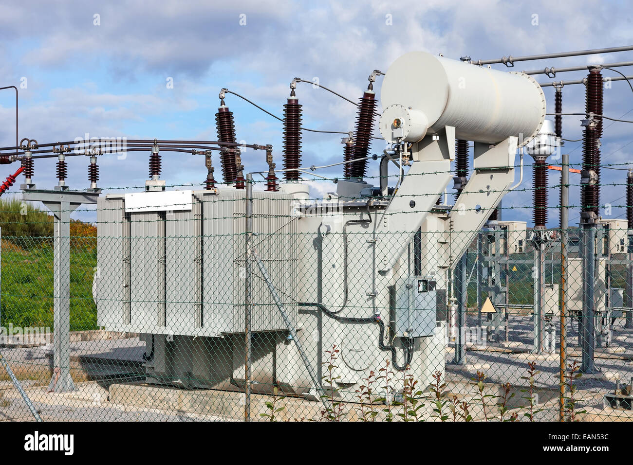 Wind farm transformer station High Resolution Stock Photography and ...