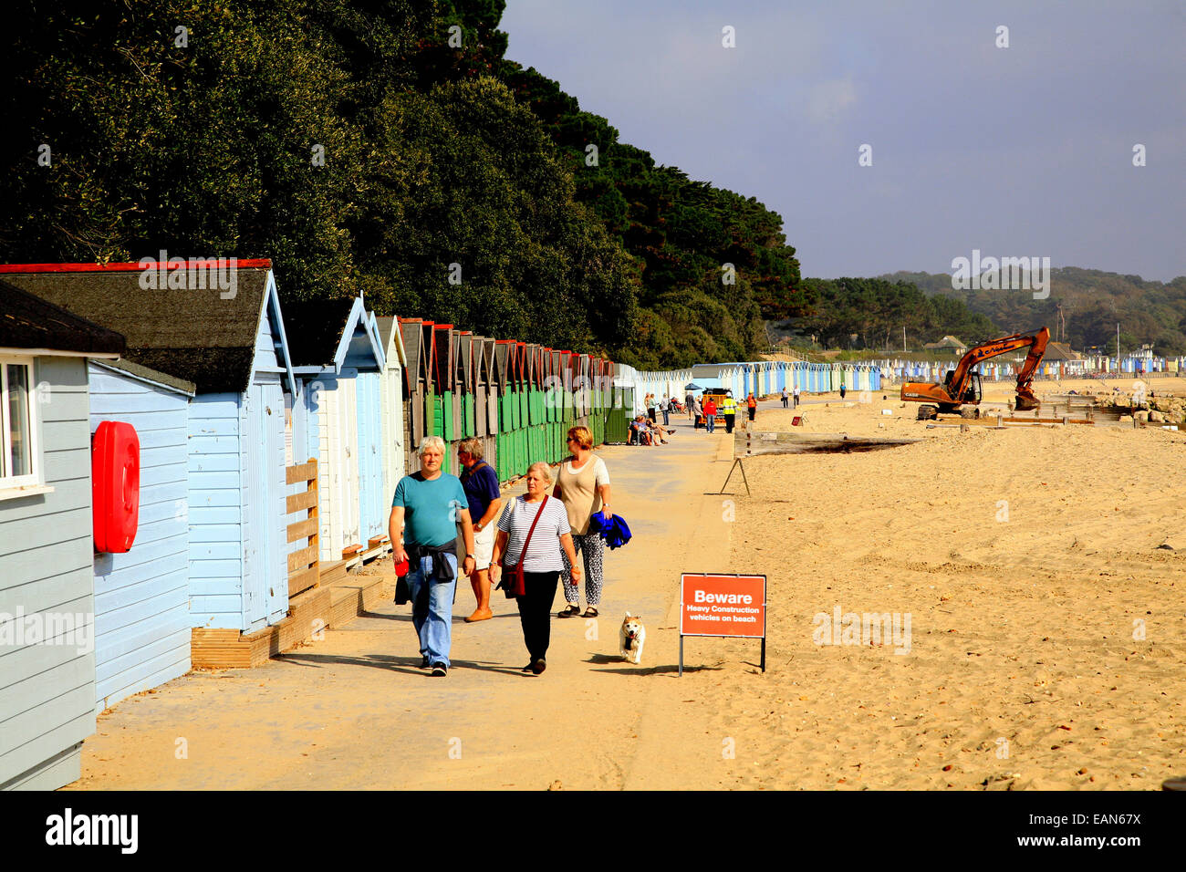The coast path looking towards Frier's cliff beach at Avon beach ...