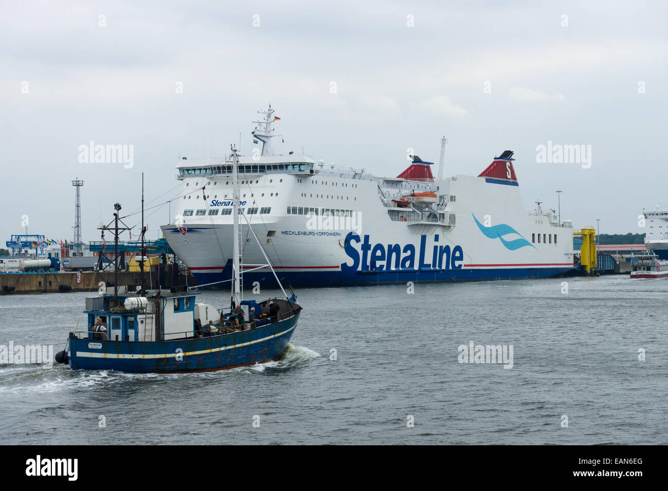 Train ferry Mecklenburg-Vorpommern, the world's largest ferry operator ...