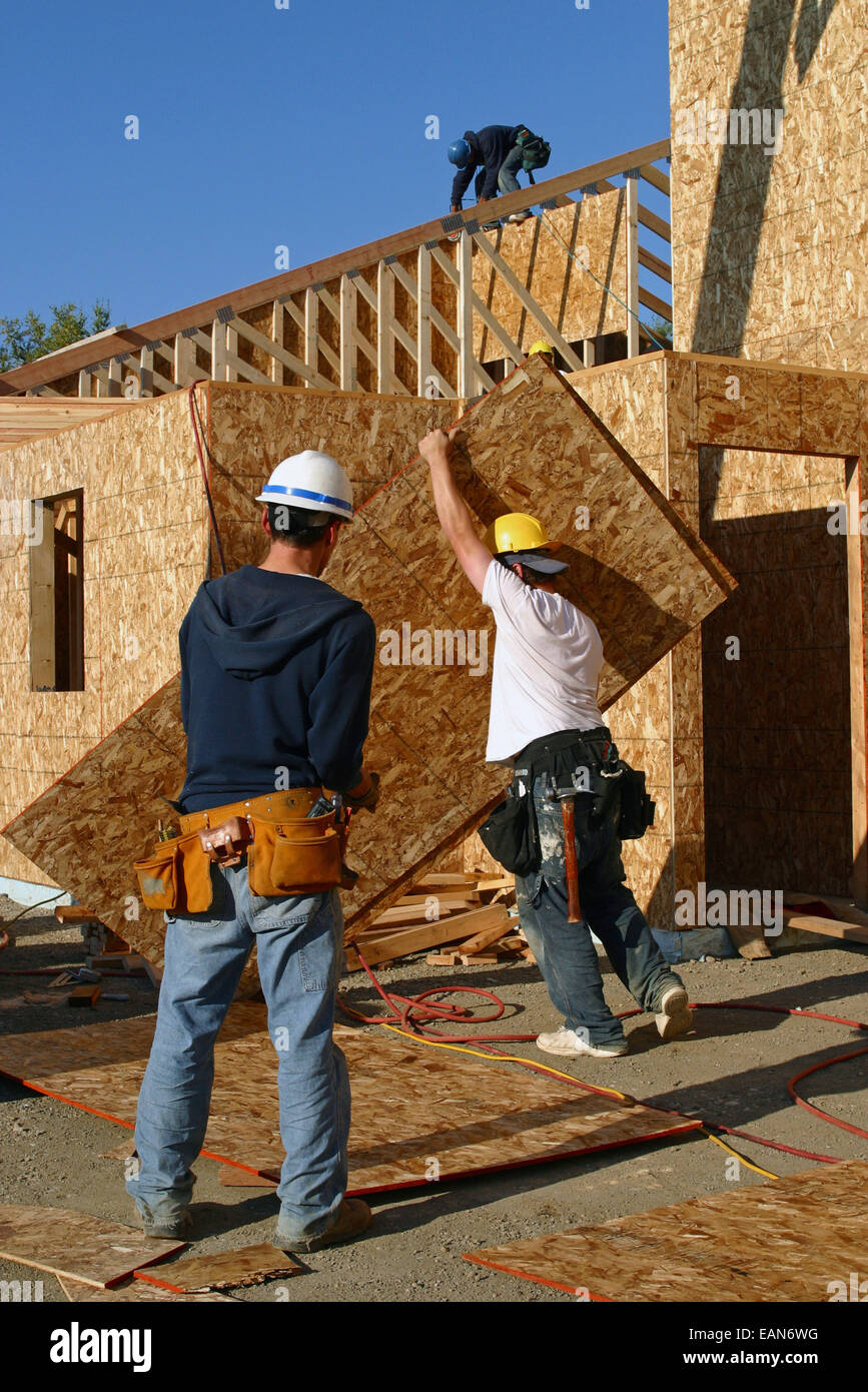 Contruction worker with hard hat hi-res stock photography and images ...