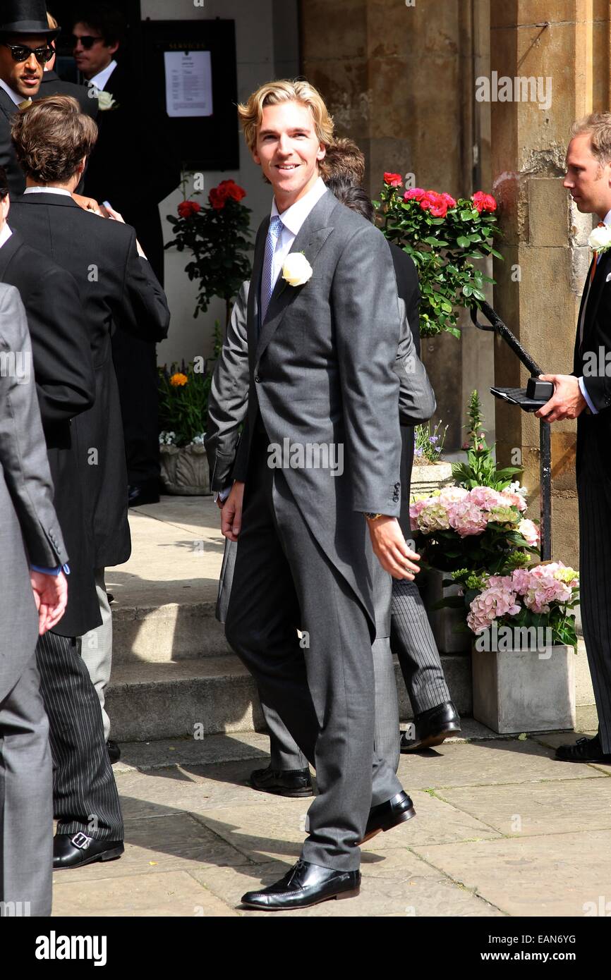 The wedding of Poppy Delevingne and James Cook at St. Paul's Church ...